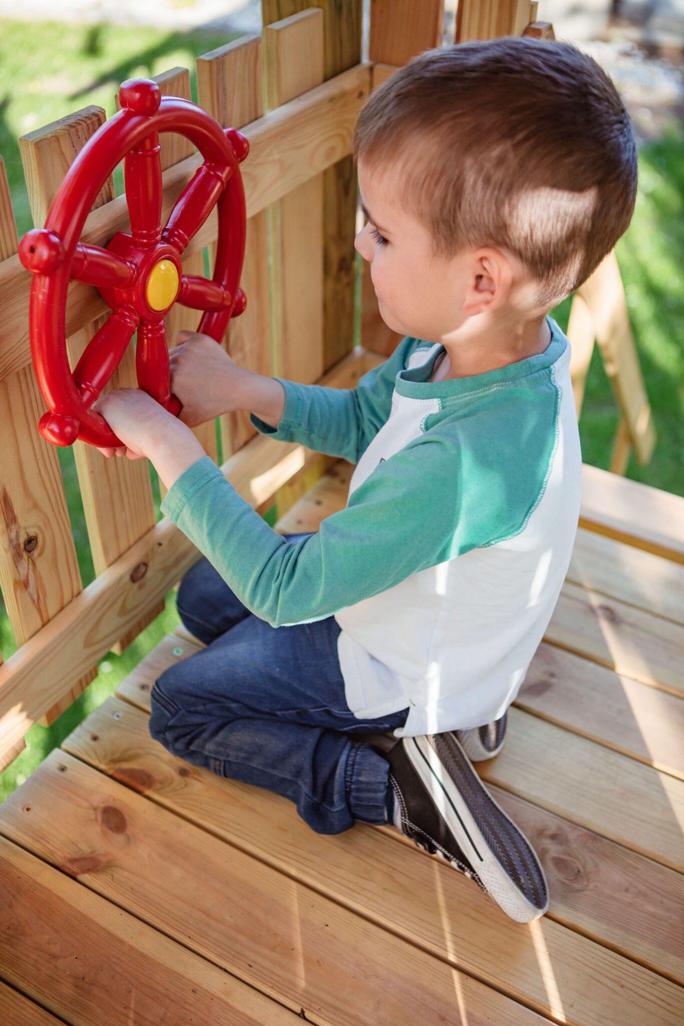 Drewniany Plac Zabaw - Mały Raj - Bezpieczny plac zabaw - Meblogród.pl